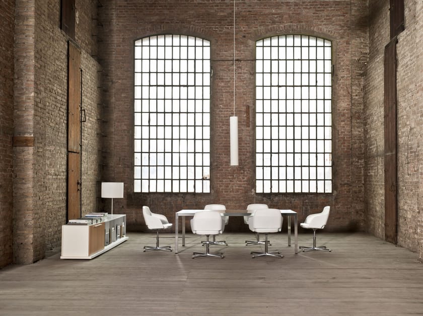 Rectangular meeting table FRAME + MEETING By Sinetica