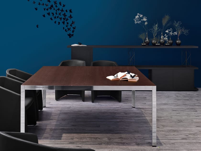 Rectangular meeting table FRAME + MEETING By Sinetica