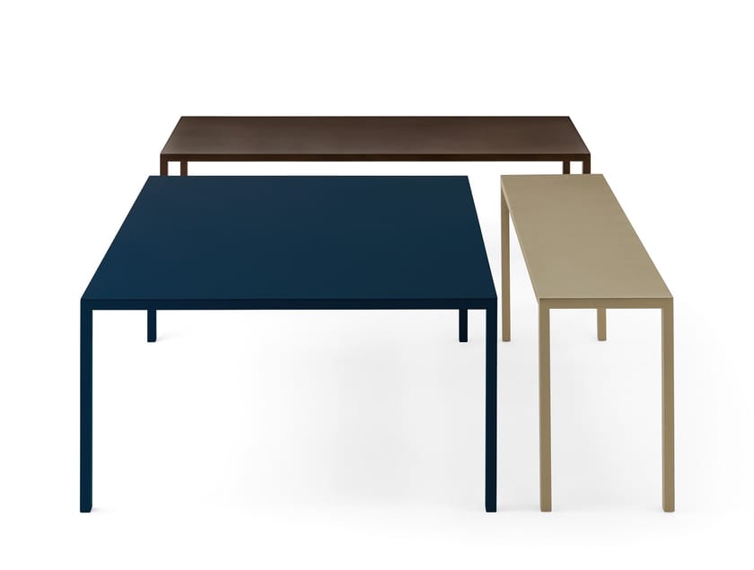 FRAME Rectangular metal table By Fantin | design Salvatore Indriolo