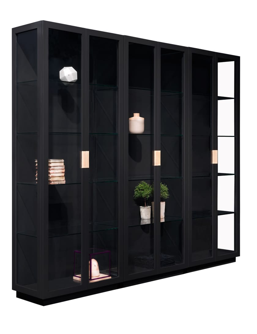Metal display cabinet FRAME XL By ASPLUND design Anya Sebton, Eva Lilja ...