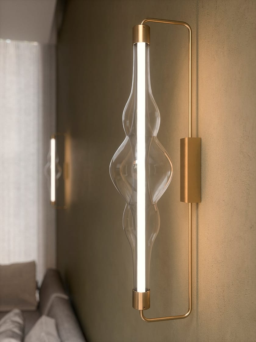 FREQUENCY Blown glass wall light By Cangini & Tucci | design Marcantonio