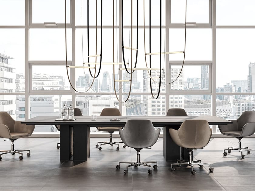 ONO Rectangular wooden meeting table By FREZZA | design Gianantonio ...