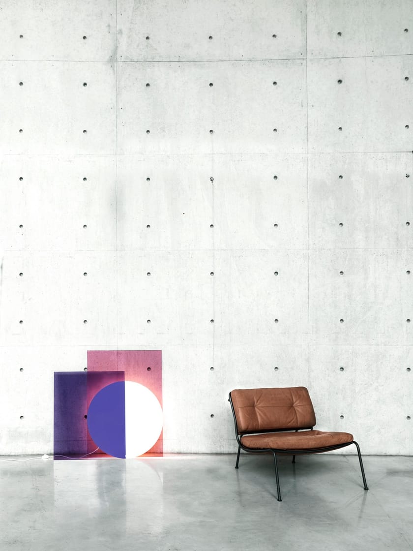 FROG Garden steel and PVC easy chair By Living Divani