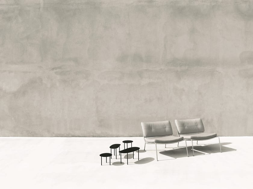 FROG Garden steel and PVC easy chair By Living Divani