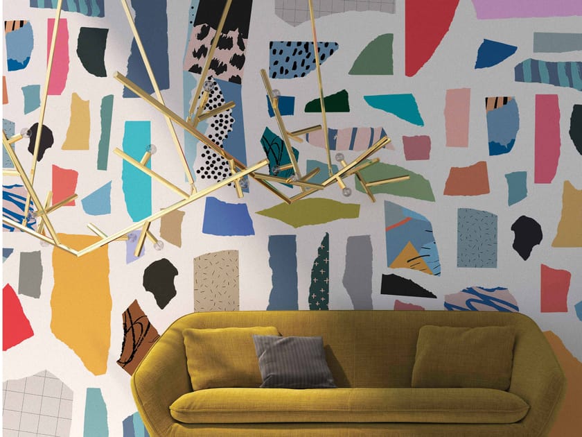 Motif vinyl wallpaper FS1.09 By YO2 design Konstantinos Charilaou