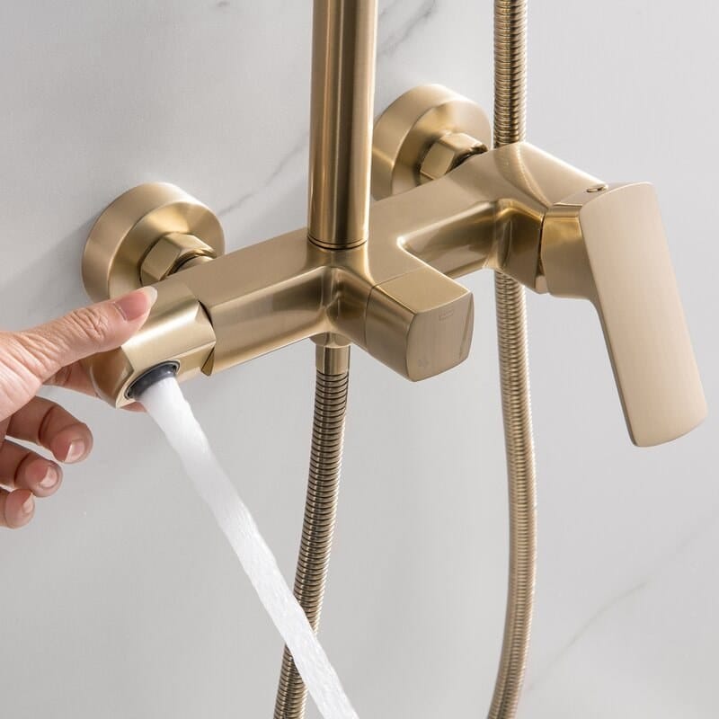 FS15037BG | Shower set External shower set with hand shower By Fontana ...