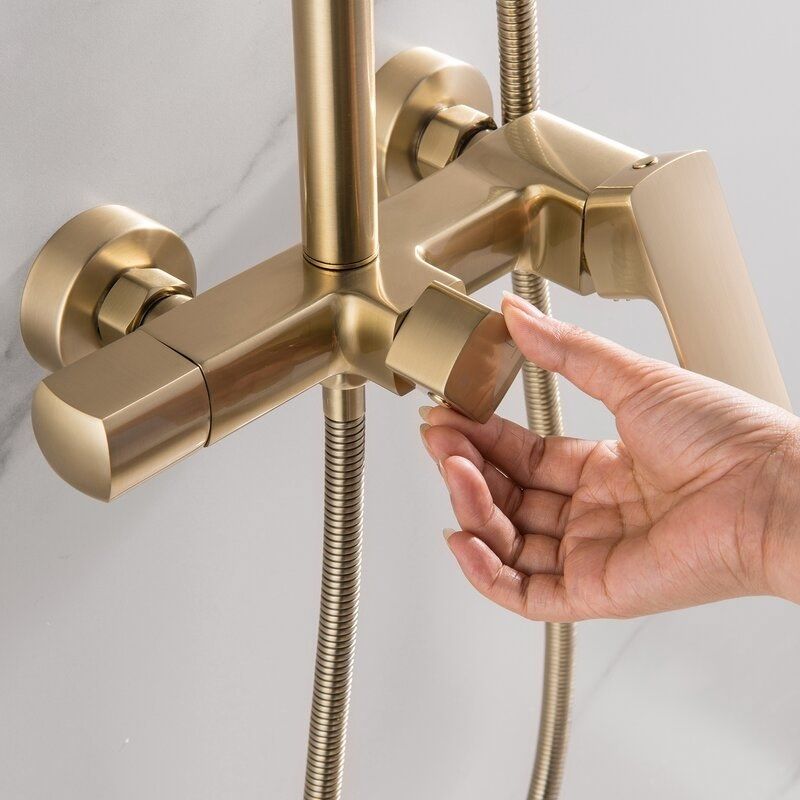 FS15037BG | Shower set External shower set with hand shower By Fontana ...
