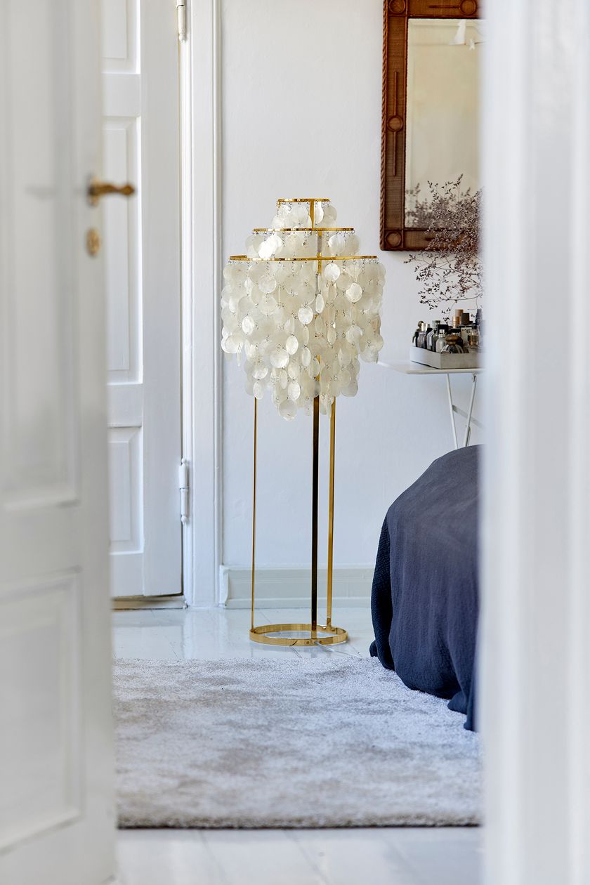 落地灯 FUN 1STM BRASS By Verpan 设计师Verner Panton