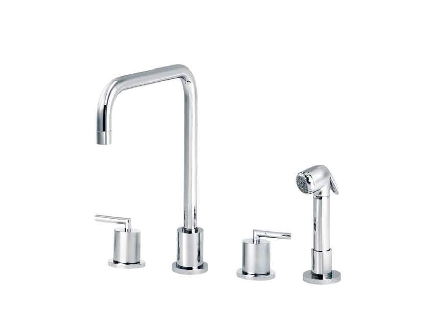 FUN Countertop kitchen mixer tap with pull out spray By RVB