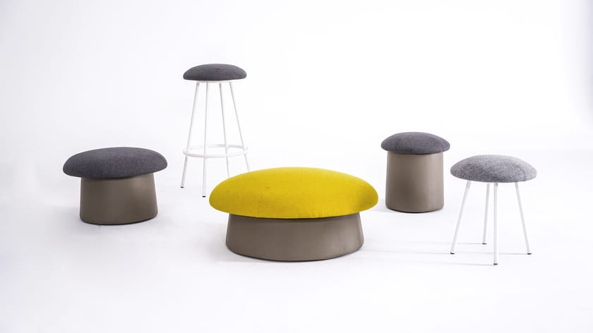FUNGO High fabric stool with footrest By grado design | design Wendy ...