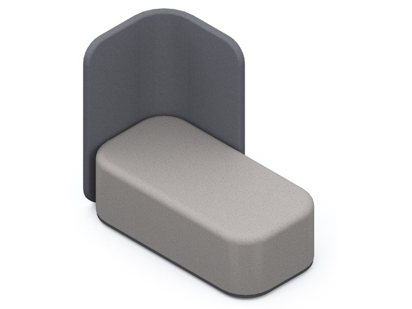 SYLO Modular seat with corner screen By FURNIKO