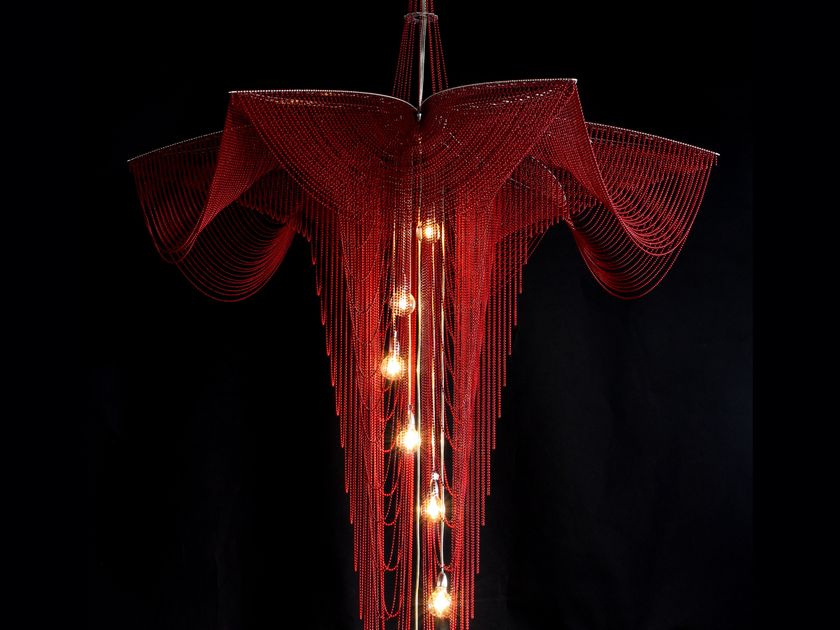 Pendant lamp FUSCHIA By Willowlamp design Adam Hoets