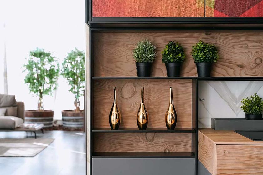 Linear custom kitchen FUSION By Maiullari design Giovanni Pesce