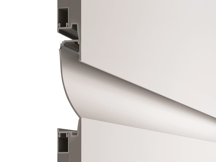 Anodized aluminium linear lighting profile FYLO+ SURFACE_4 By Linea ...