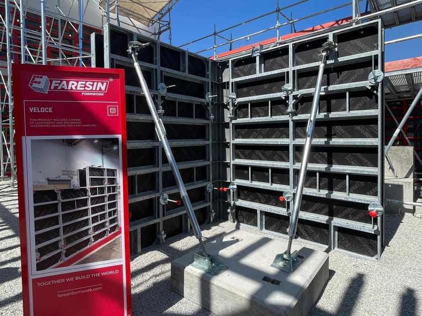 VELOCE Formwork and formwork system for concrete By Faresin Formwork