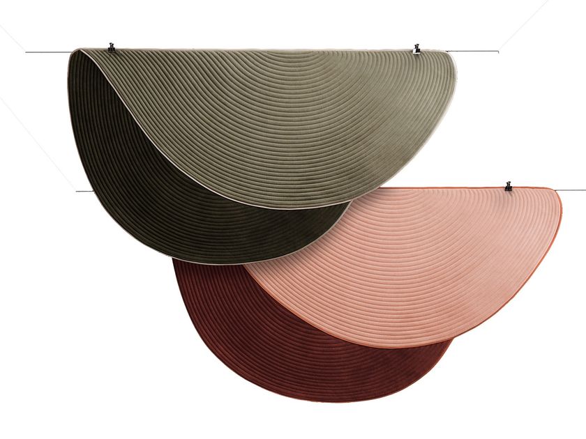 Solid-color round rug FAREWELL By Dante