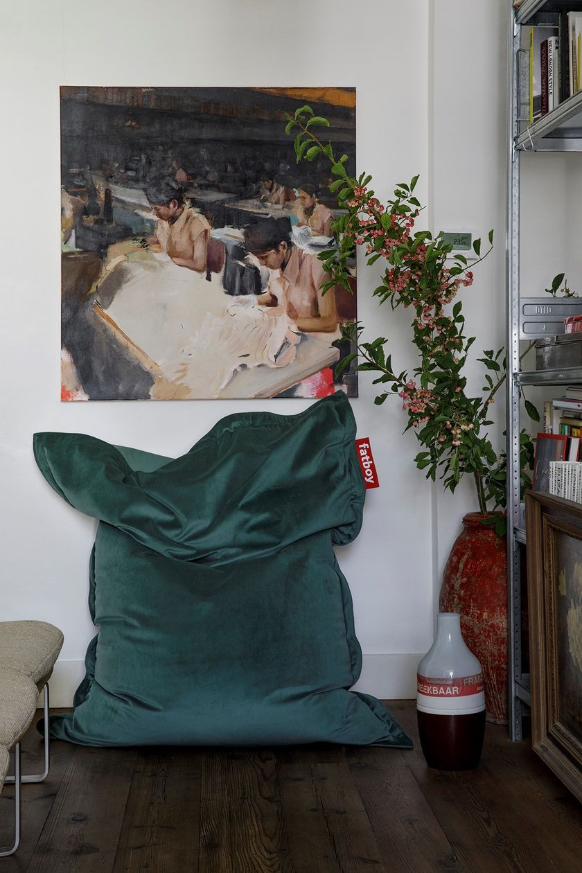 FATBOY® ORIGINAL SLIM VELVET 扶手椅 By Fatboy | design Jukka Setälä