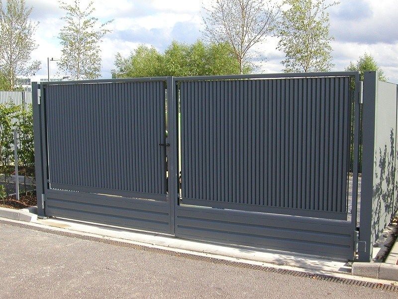 Fencing closures Industrial metal gate By NUOVA DEFIM
