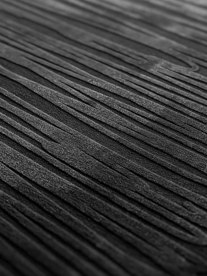 SCRIBBLE CHARCOAL Tappeto By Feyyn