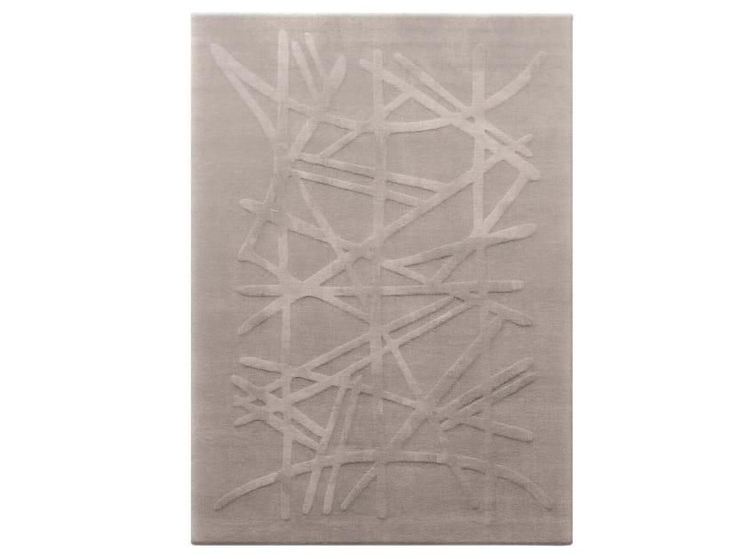 SHORTCUTS PUPPY Tappeto rettangolare fatto a mano By Feyyn