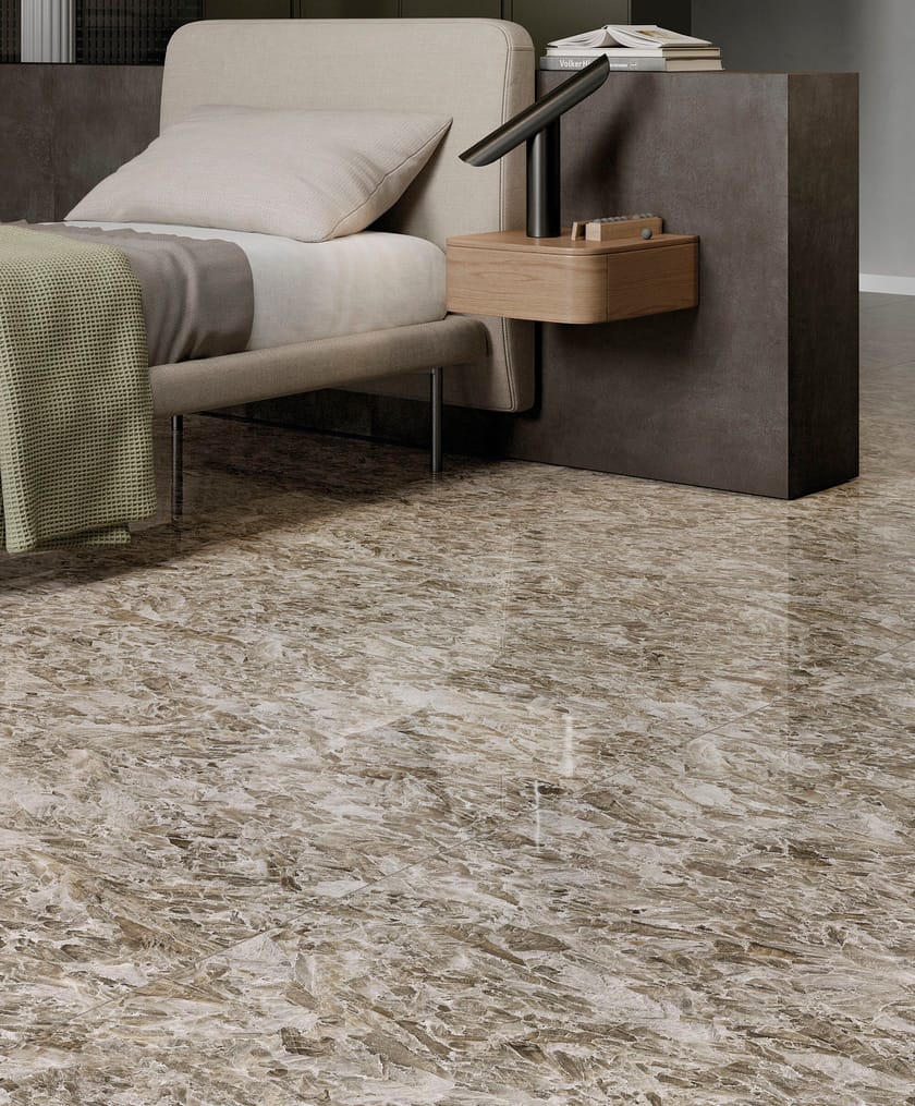 SELENITE GREIGE MAXIMUM Wand- und Bodenbelag aus Feinsteinzeug By ...