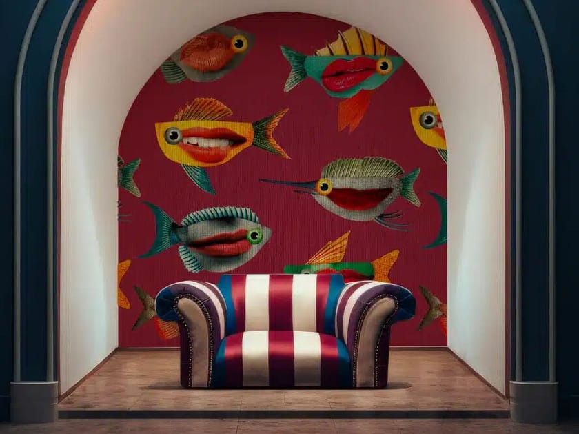 LIPS FISH Wallpaper By FillYourHomeWithLove