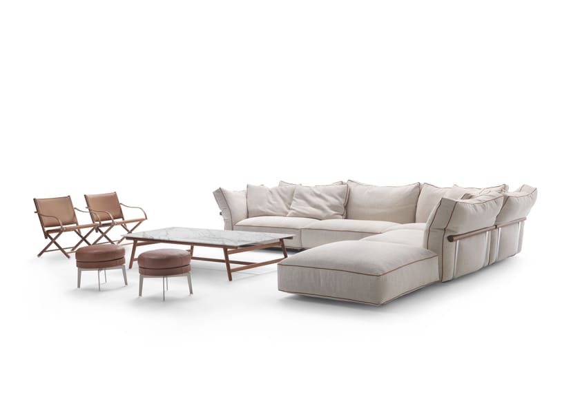 CAMELOT Corner 4 seater sofa By Flexform | design Antonio Citterio