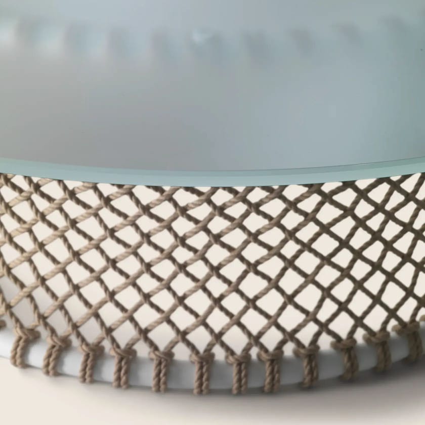 OASIS Low round garden side table By Flexform