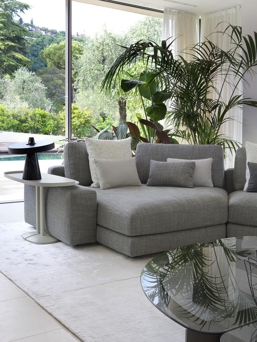 MYPLACE Modular with removable cover sofa By Flou | design Emanuela Garbin