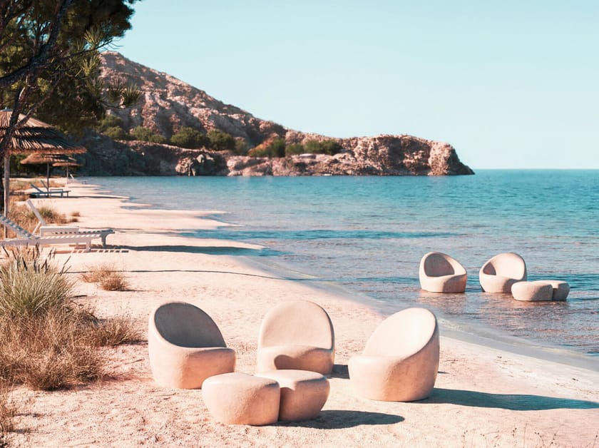 GREMBO 5 Footstool By Fluente