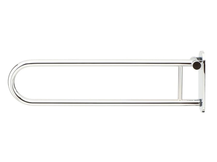 COMFORT & SAFETY U-shaped folding metal toilet grab bar By Geesa