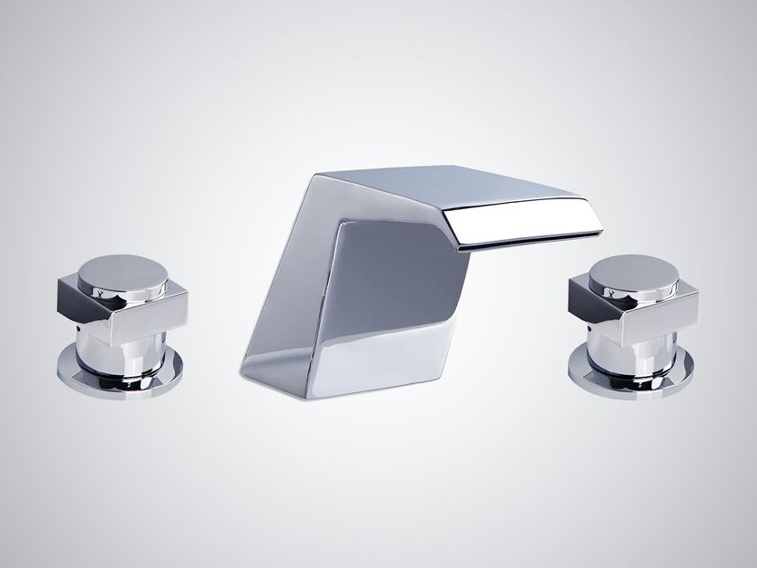 Rubinetto 3 Fori Bagno Prezzo Rubinetto Lavabo Bagno A 2 Maniglie SOKA ...