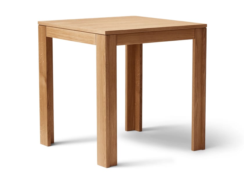 ELEMENT Square oak table By Form & Refine