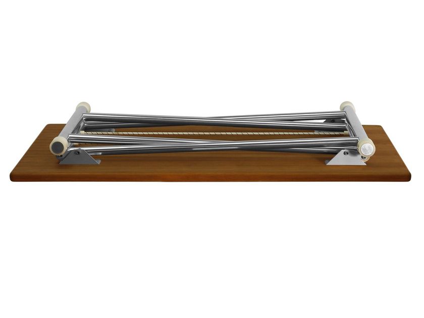ASTRON Folding high end aluminium deck table with wood veneer top By ...