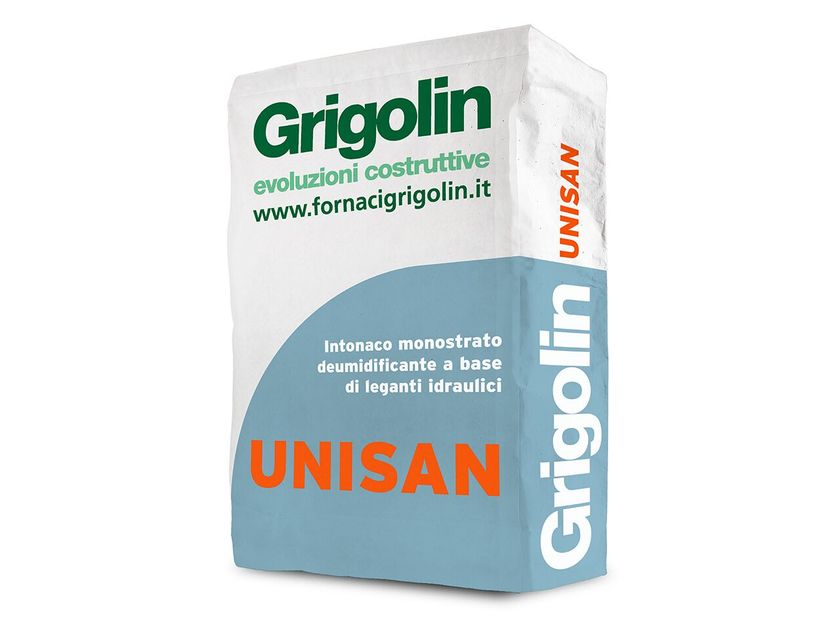 UNISAN Dehumidifying plaster By Fornaci Calce Grigolin