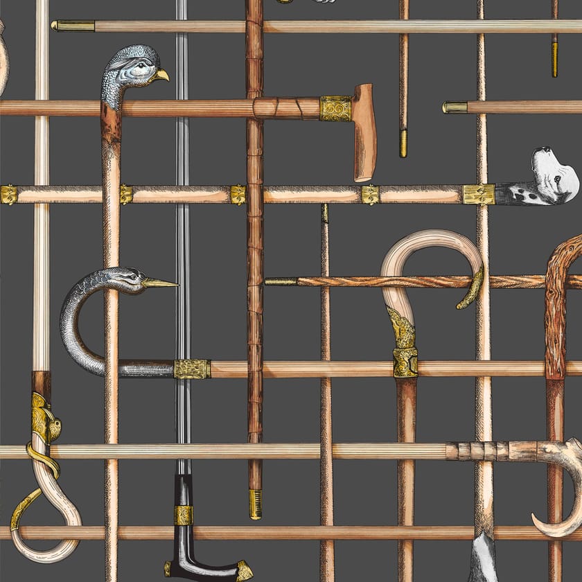 BASTONI Wallpaper By Fornasetti