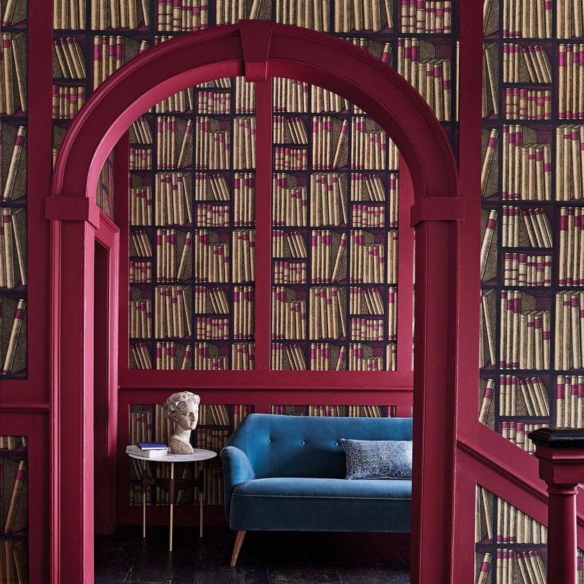 EX LIBRIS Wallpaper By Fornasetti