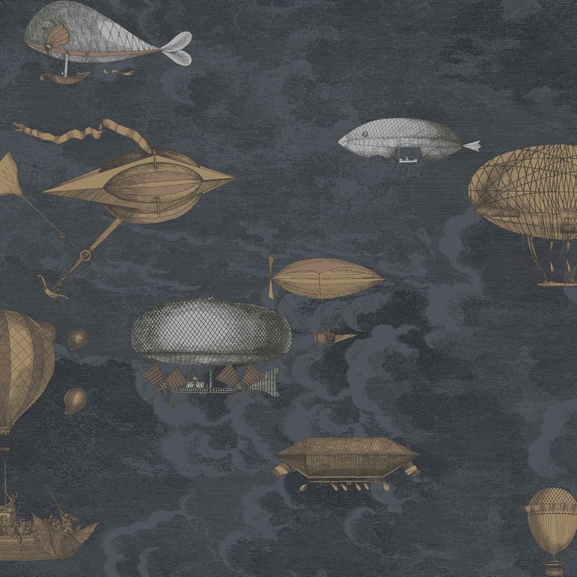 MACCHINE VOLANTI Wallpaper By Fornasetti