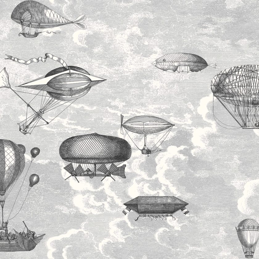 MACCHINE VOLANTI Wallpaper By Fornasetti