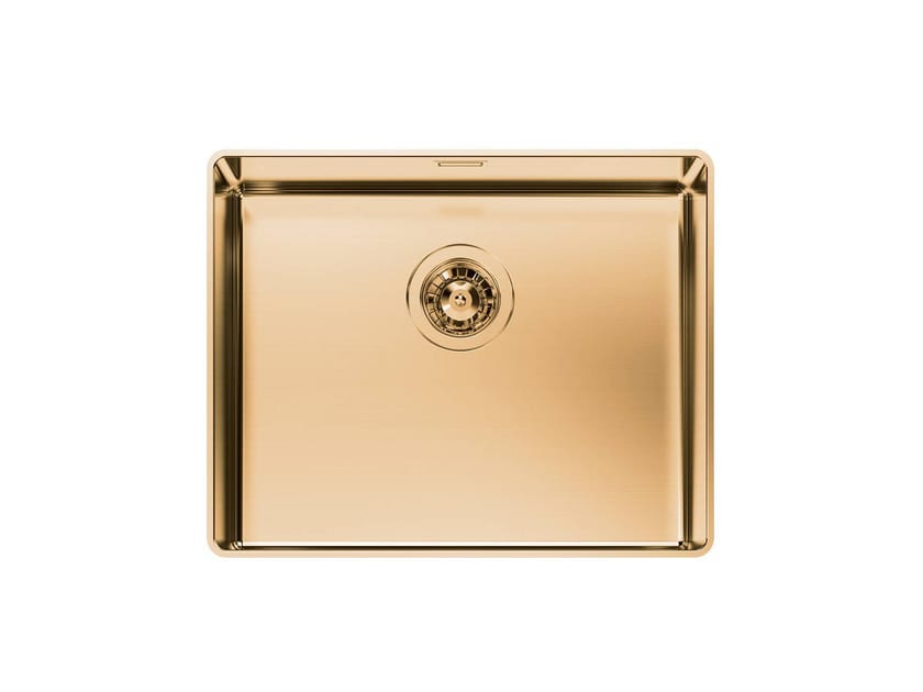 PHANTOM 500 GOLD Flush-mounted stainless steel sink By Foster