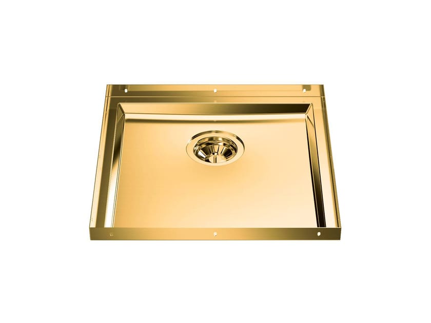 PHANTOM BASE 400 SP 12 INOX GOLD Pia de cozinha undermount de aço inox ...