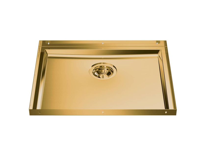 PHANTOM BASE 500 SP 20 INOX GOLD Pia de cozinha undermount de aço inox ...