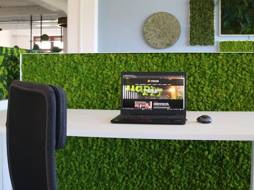 MOSS ACOUSTIC ABSORBEREN Acoustic wall panel By Freund GmbH