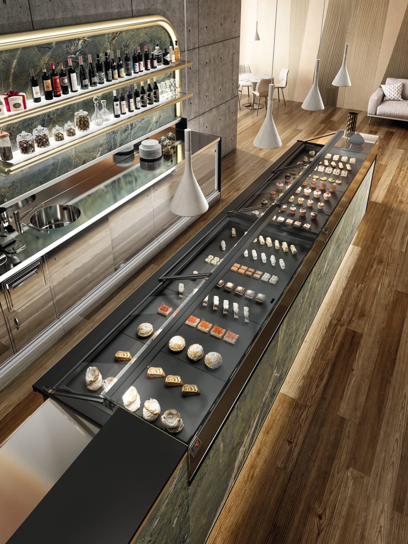 DROP-IN 100 Refrigerated display cabinet by exposure By Frigomeccanica