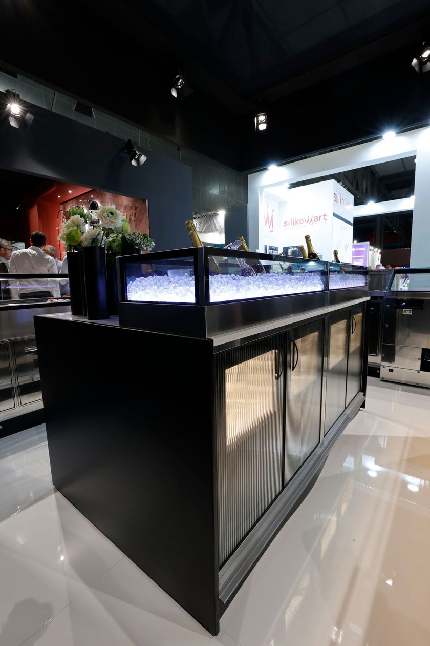 WORKSTATION COCKTAIL Stainless steel bar counter By Frigomeccanica