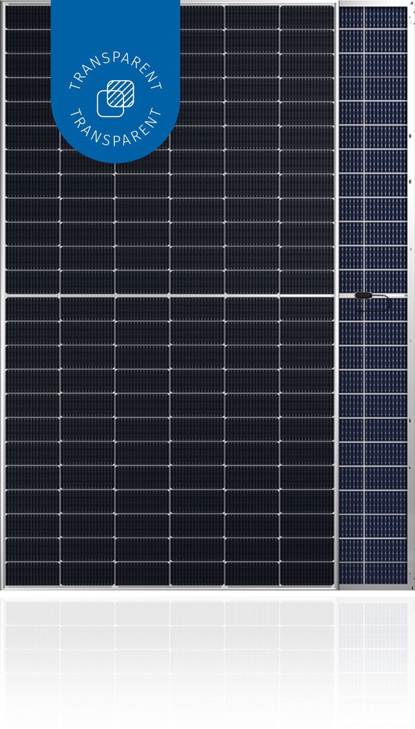 SILK® NOVA DUETTO TRANSPARENT 570/580 WP Modulo fotovoltaico vetro ...