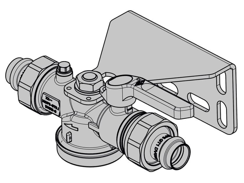 Right-angle valve for single-pipe gas meter G6 90° valve G6 Collection ...