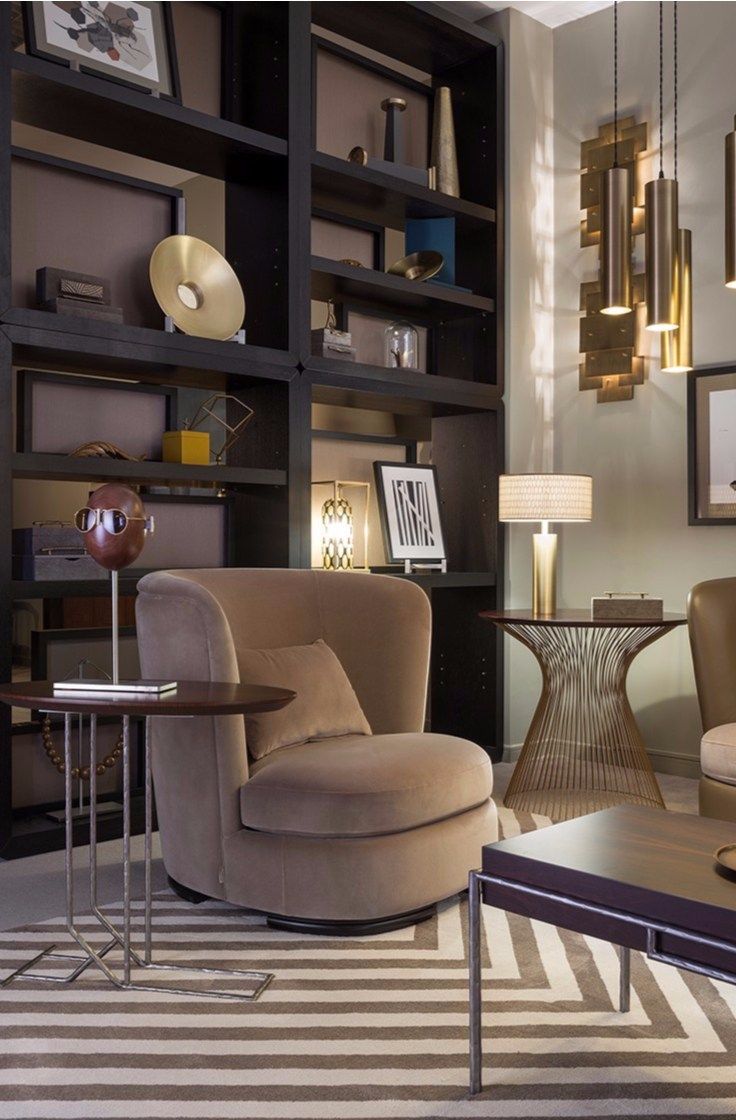 Fabric armchair GABBO ARMCHAIR By Hamilton Conte Paris