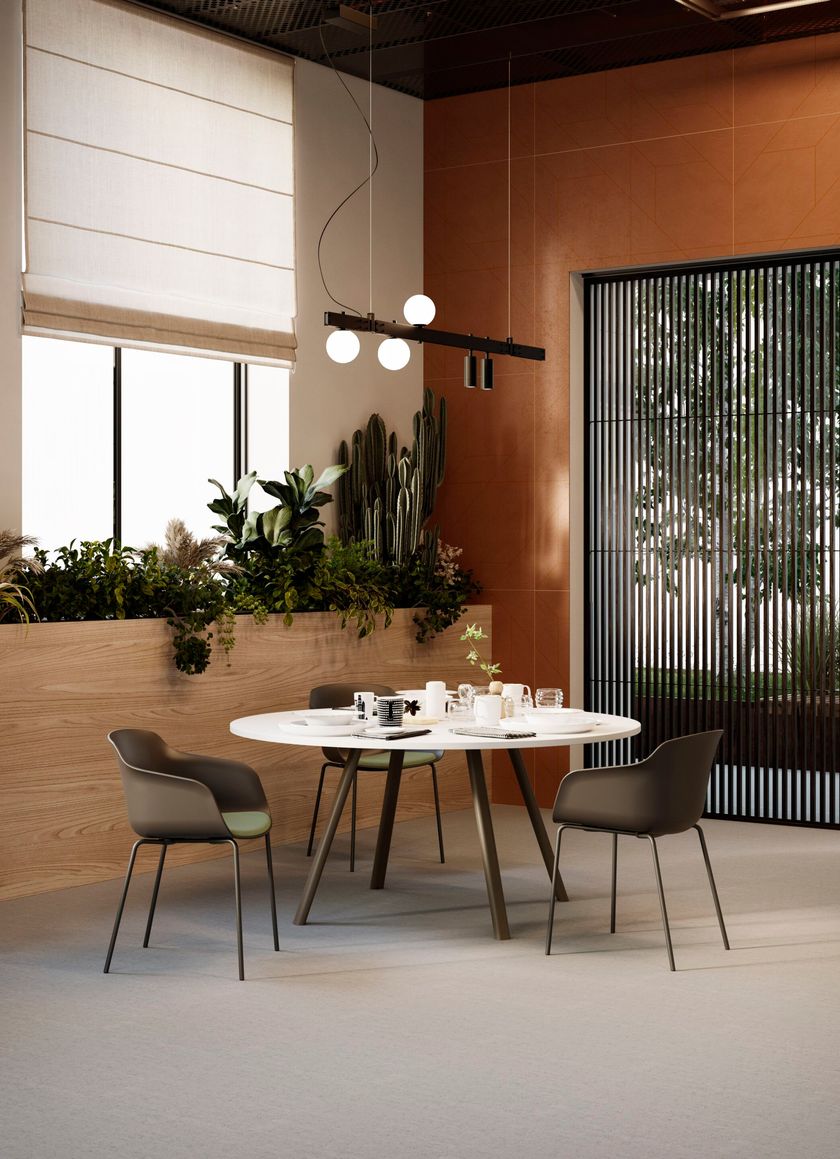 SURFY 2027 ROUND Round Compactop® table By GABER | design Eurolinea