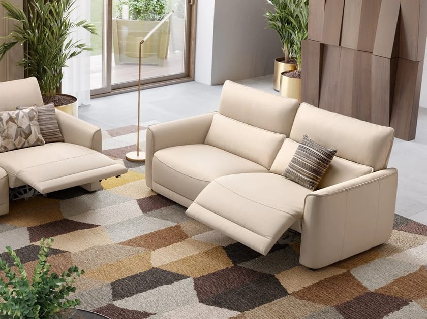 GALA Canapé 3 places en cuir By Sofanella